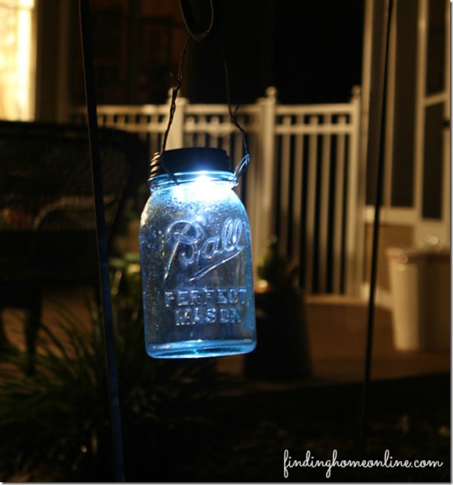 Solar Light DIY Mason Jar Crafts Love