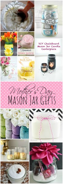 Easy Mother's Day Chalkboard Mason Jar Vase - Mason Jar Crafts Love