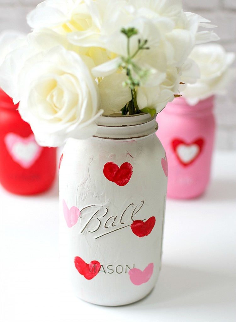 Valentine Day Mason Jar Craft - Mason Jar Crafts Love