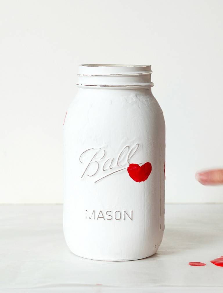 Valentine Day Mason Jar Craft - Mason Jar Crafts Love
