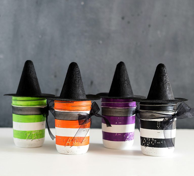 Witch Mason Jars - Mason Jar Crafts Love