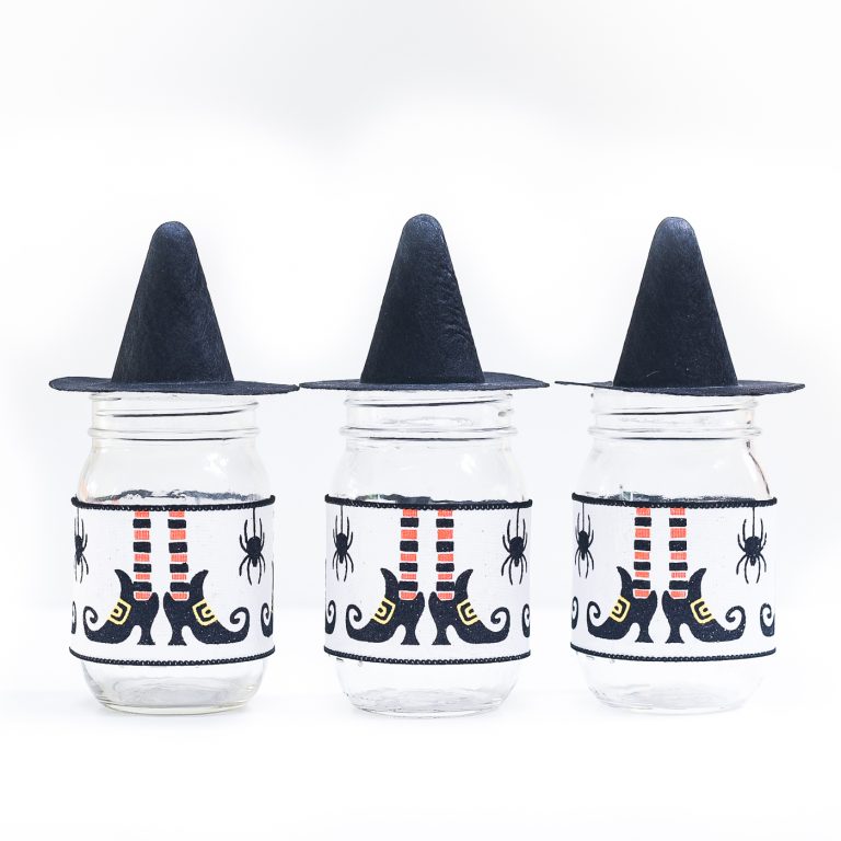 Witch Hat Mason Jars - Mason Jar Crafts Love
