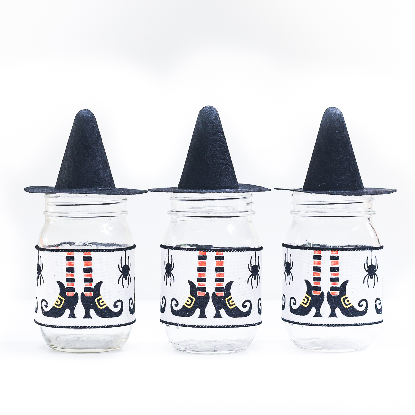 Witch Hat Mason Jars - Mason Jar Crafts Love
