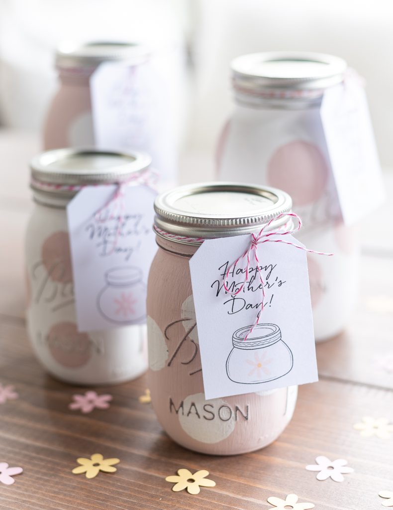 Mason Jar Mother's Day Gift Tag Free Printable - Mason Jar Crafts Love