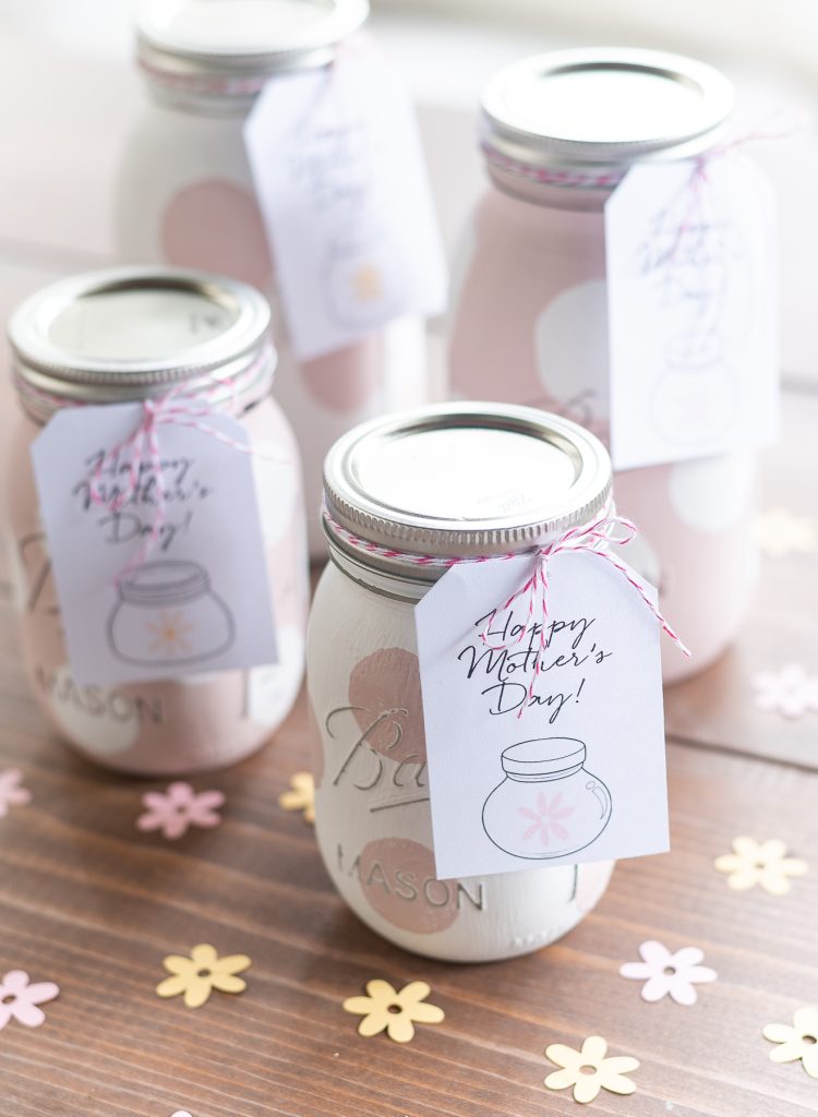 Mason Jar Mother's Day Gift Tag Free Printable - Mason Jar Crafts Love