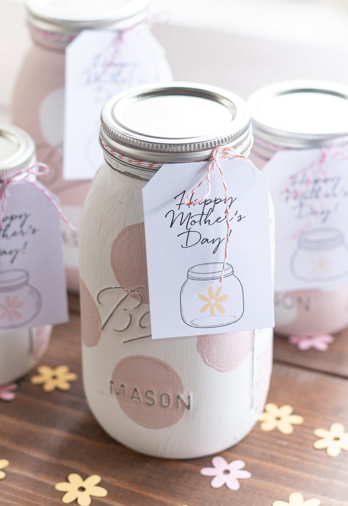 Mason Jar Mother's Day Gift Tag Free Printable - Mason Jar Crafts Love